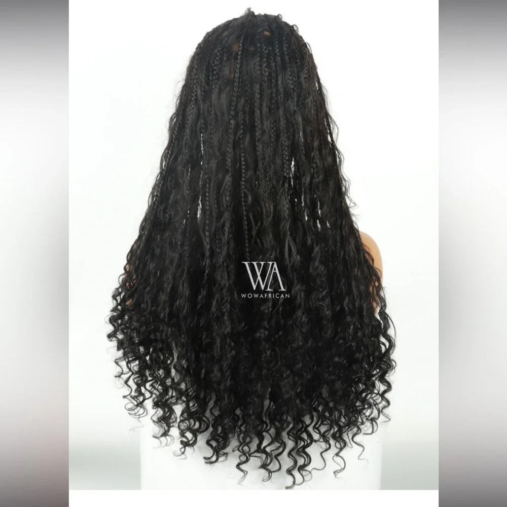 WowAfrican | Hair | Wowafrican Boho Braids 26in Hd Full Lace Wig Human ...